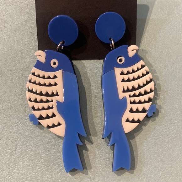 Accessories | Nwt Blue Bird Earrings | Poshmark